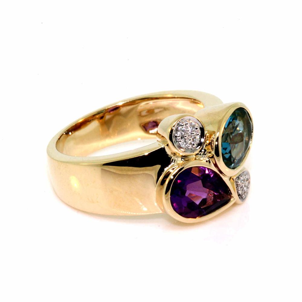 Amethyst and Topaz – David Keefe Fine Jewellery
